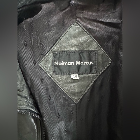 Neiman Marcus | Jackets & Coats | Neiman Marcus Mens Leather Jacket 44 ...